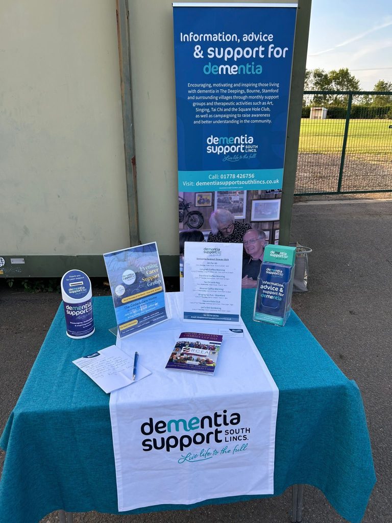 Dementia Awareness Stand - Dementia Support South Lincs.
